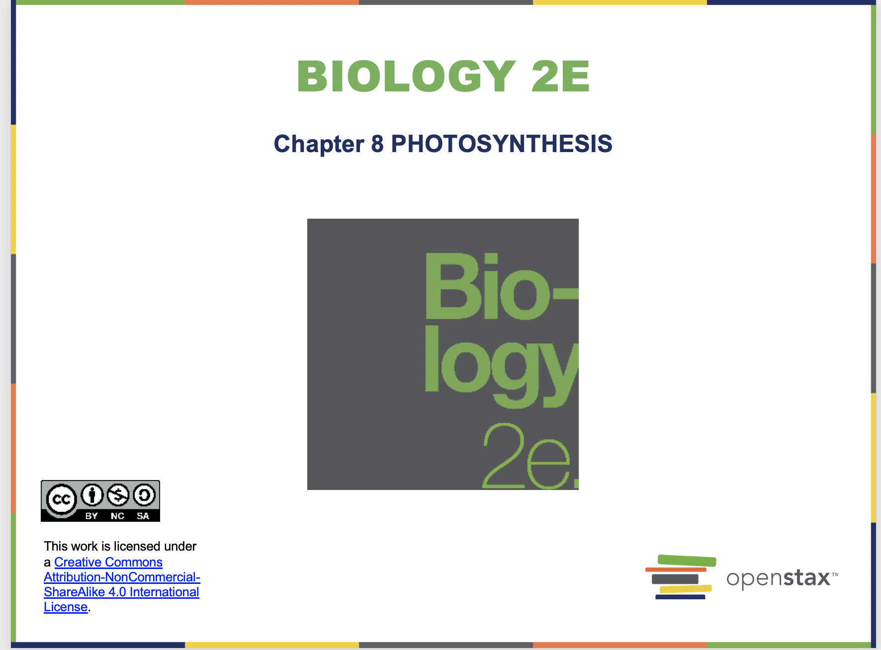 Biology II Course Content, Photosynthesis Introduction, Photosynthesis ...
