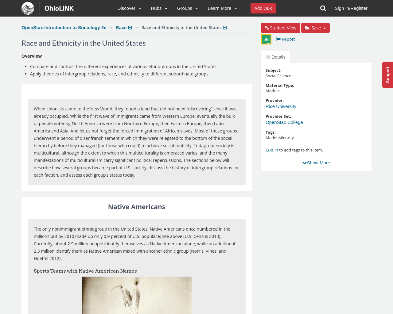 OpenStax Introduction to Sociology 2e, Race, Race and Ethnicity in the ...