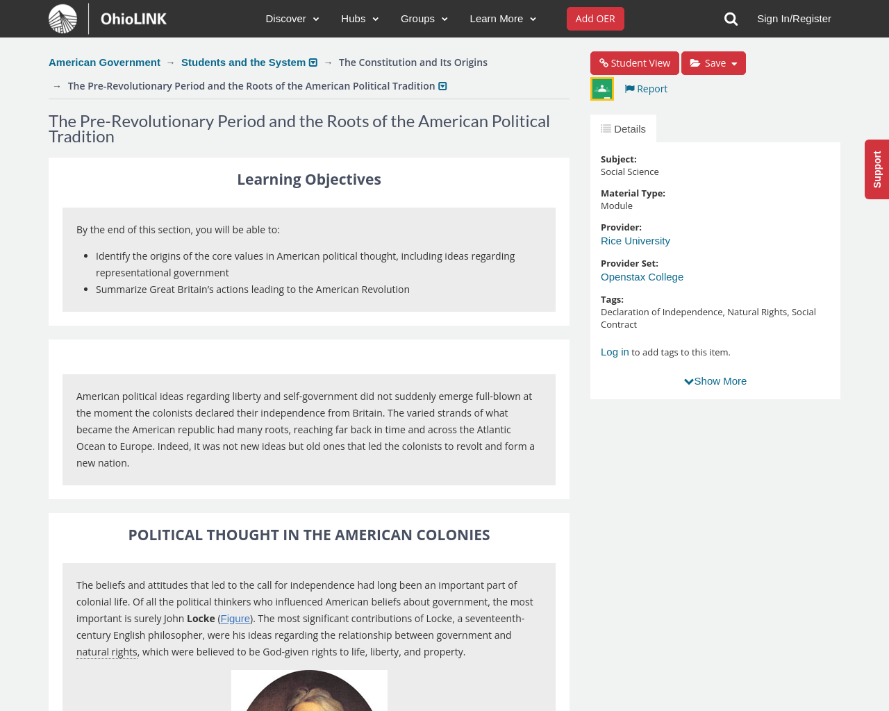 American Government, Students and the System, The Constitution and Its ...