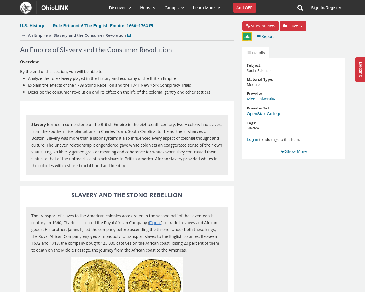 U.S. History, Rule Britannia! The English Empire, 1660–1763, An Empire ...