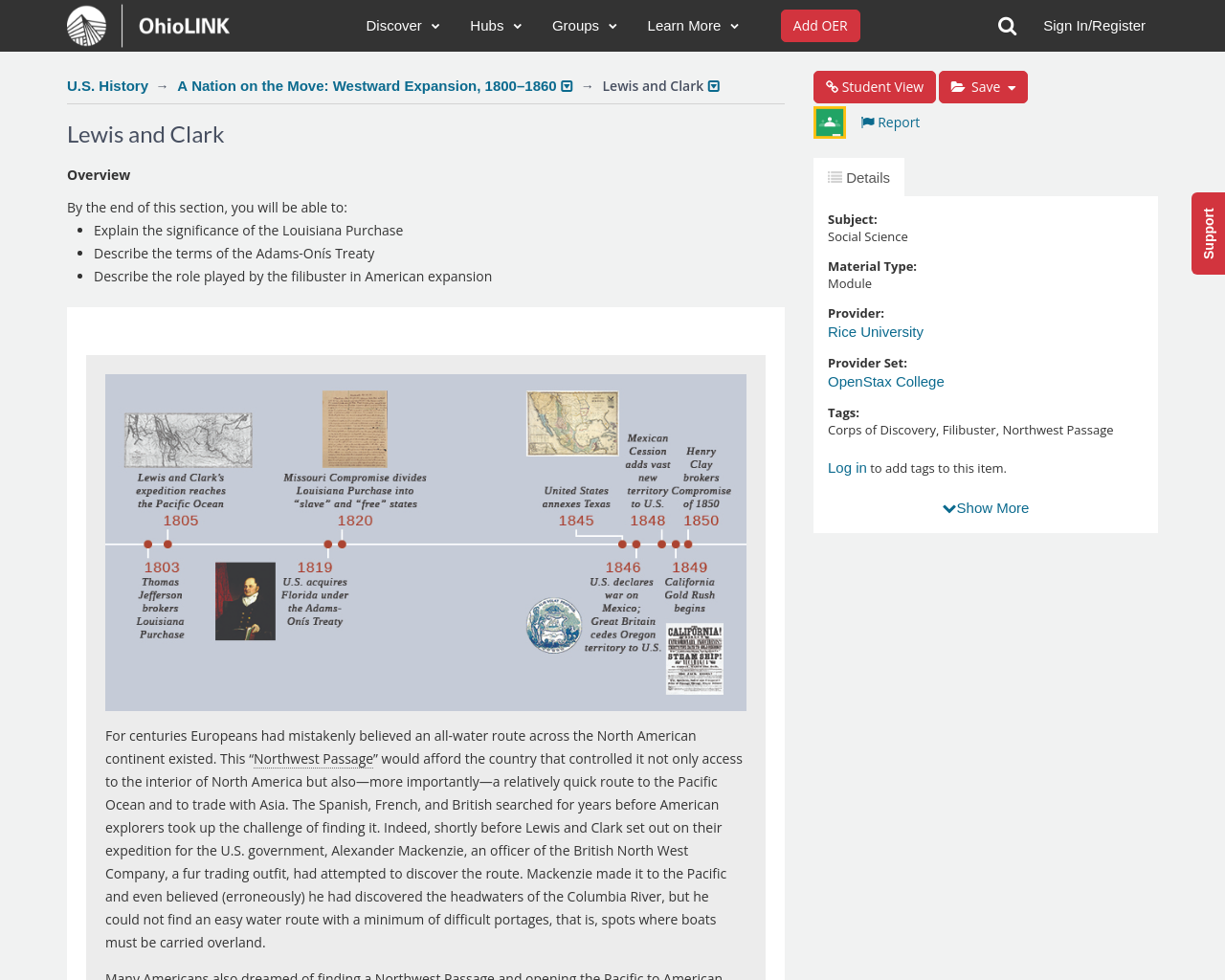 U.S. History, A Nation on the Move: Westward Expansion, 1800–1860 ...