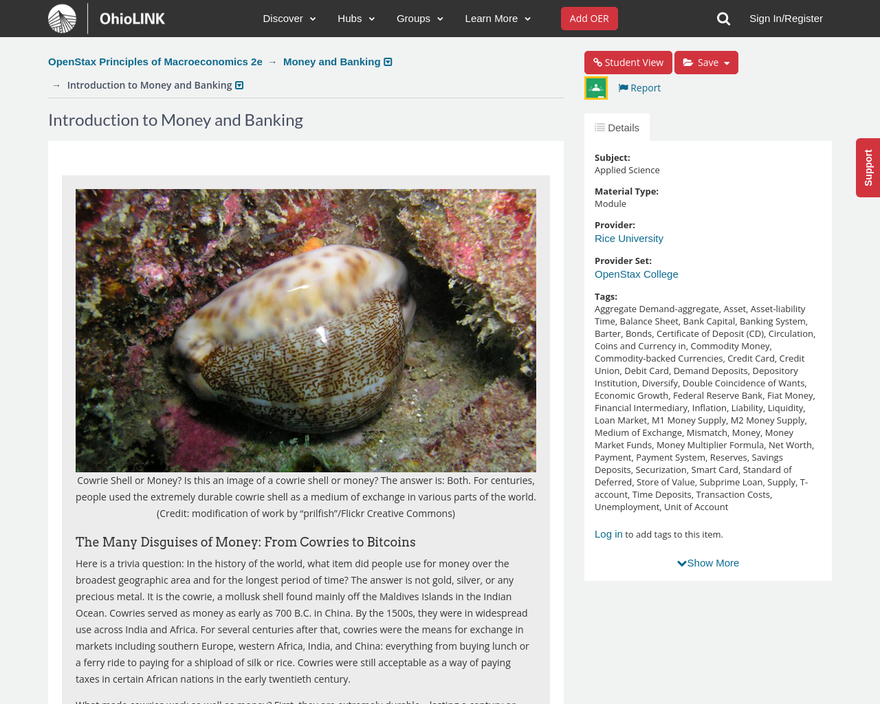 OpenStax Principles of Macroeconomics 2e, Money and Banking ...