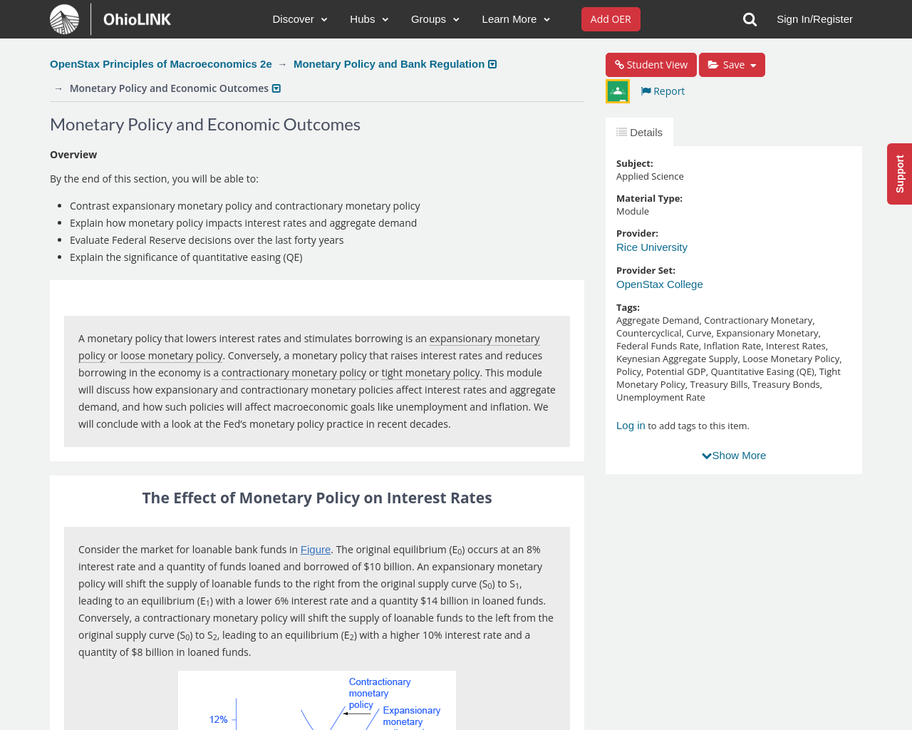OpenStax Principles of Macroeconomics 2e, Monetary Policy and Bank ...