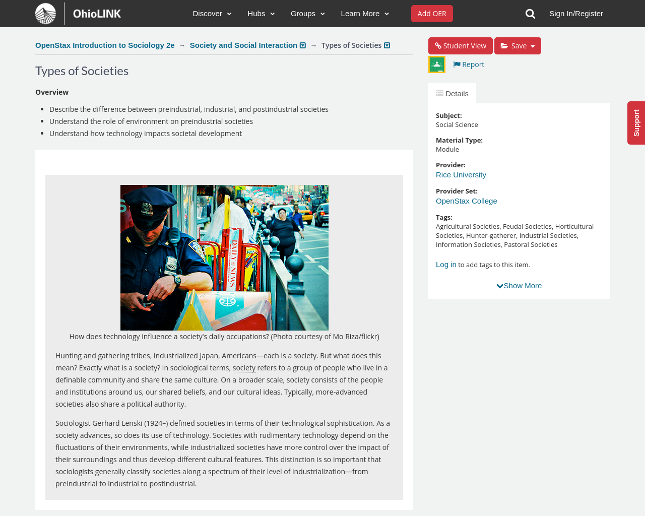 OpenStax Introduction to Sociology 2e, Society and Social Interaction ...