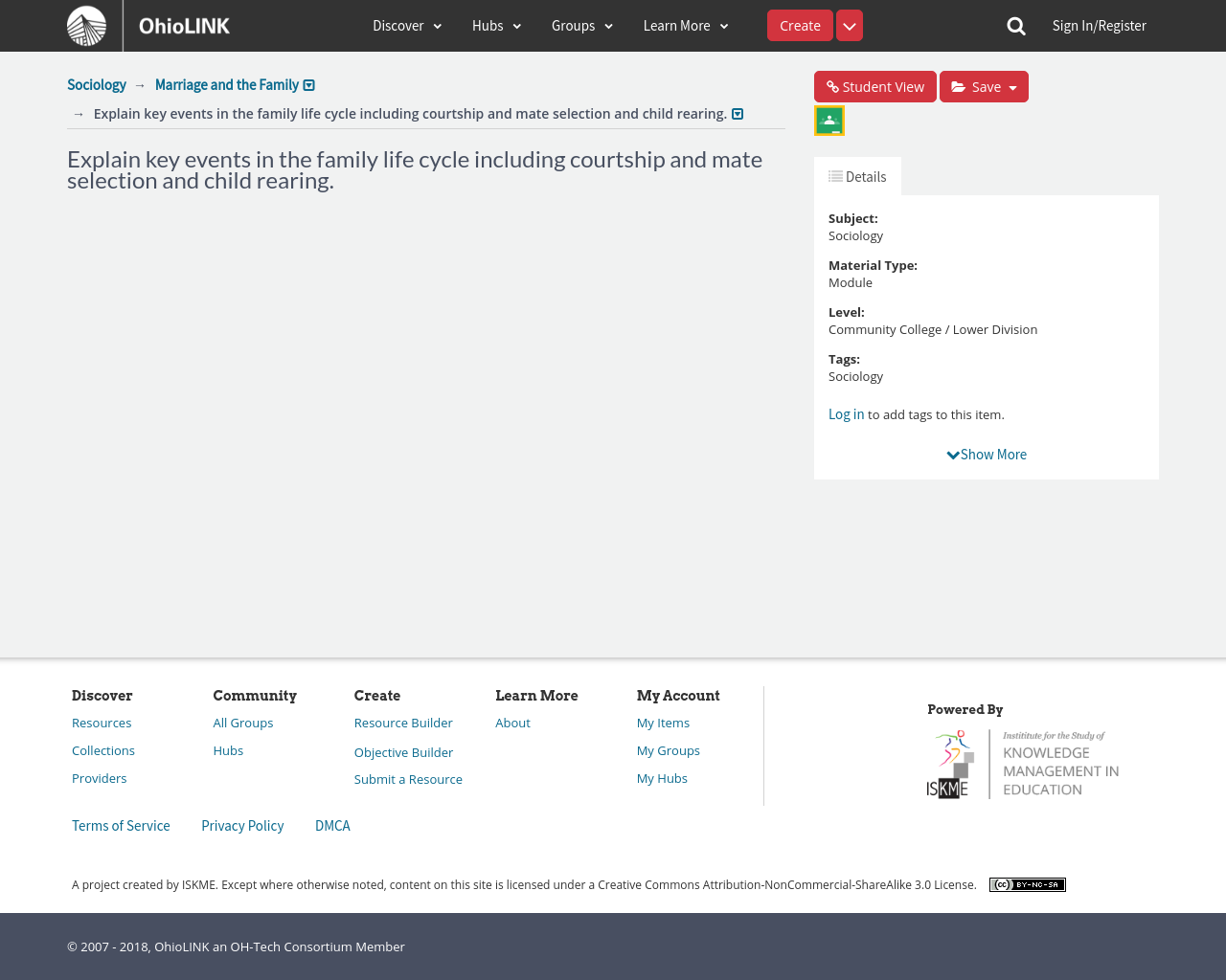 Introduction to Sociology Course Content, Marriage and the Family ...